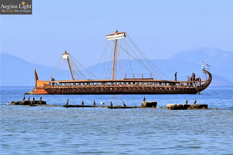Η υποδοχή της ιστορικής τριήρους του Πολεμικού Ναυτικού «Ολυμπιάς ...