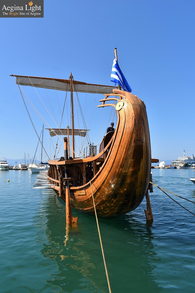Η υποδοχή της ιστορικής τριήρους του Πολεμικού Ναυτικού «Ολυμπιάς ...