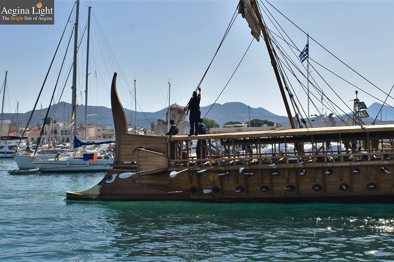 Η υποδοχή της ιστορικής τριήρους του Πολεμικού Ναυτικού «Ολυμπιάς ...