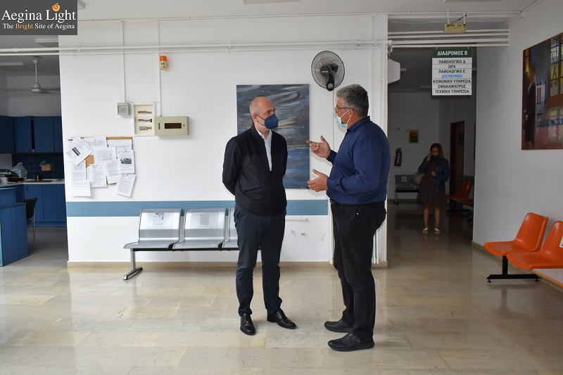 Το Κέντρο Υγείας Αίγινας επισκέφθηκε ο Βουλευτής Χριστόφορος ...